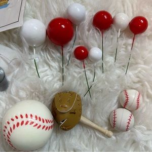 Party Supplies | Baseball Cake Decorations Sports Theme Party | Poshmark